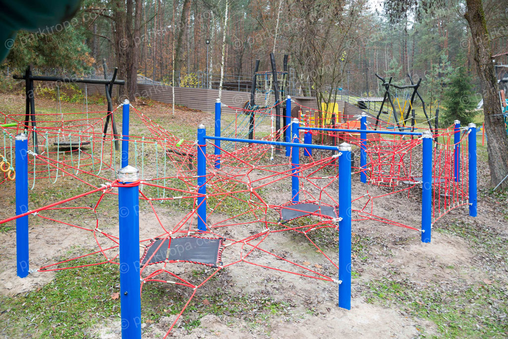 Children's game rope complex for country residence "Forest ...